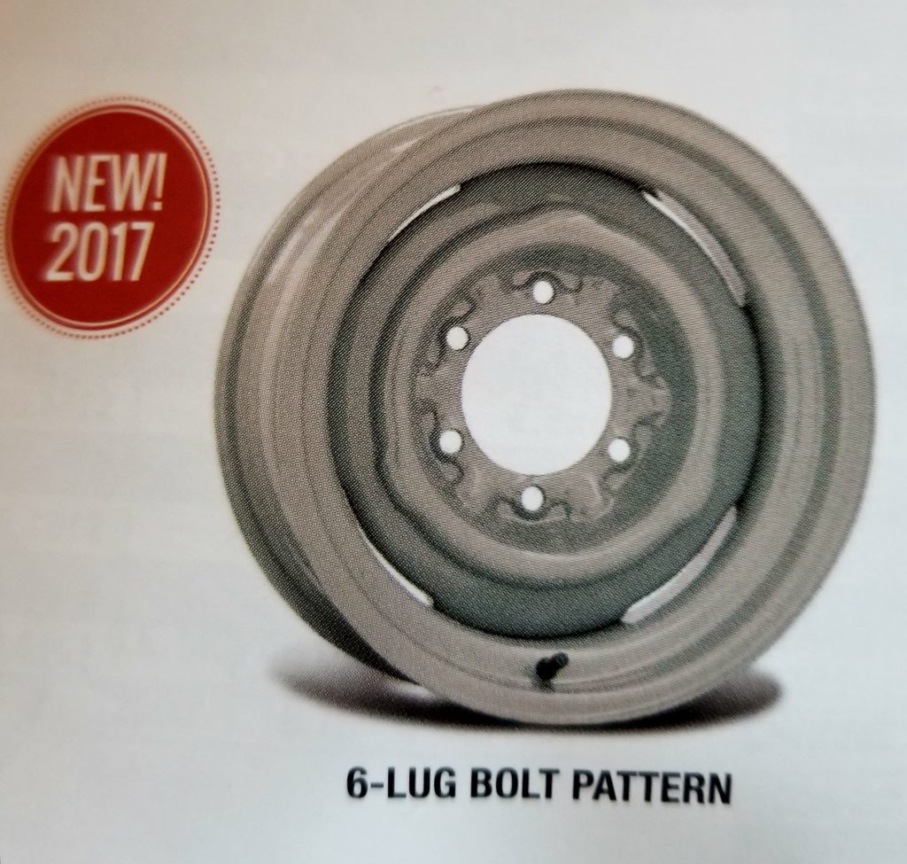 15×7 “STEELIE” 6 LUG WHEEL (5.5″ BOLT PATTERN) | Cooper Restorations